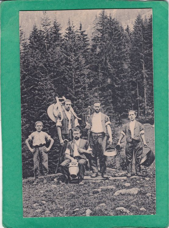 Auf der Alp Aelpler Postkarte 1895 | Kaufen auf Ricardo