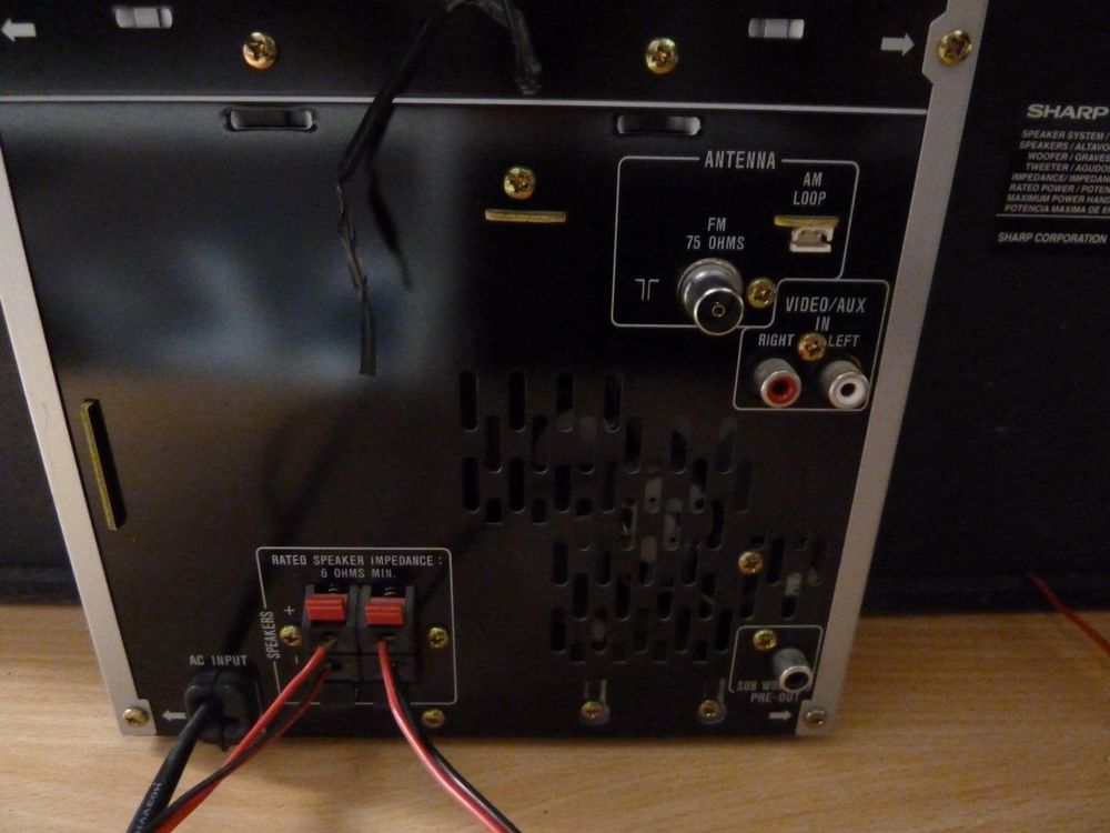 Sharp XL-HP434 Micro Hi-Fi Anlage mit CD Wechsler (Gebraucht) in ...