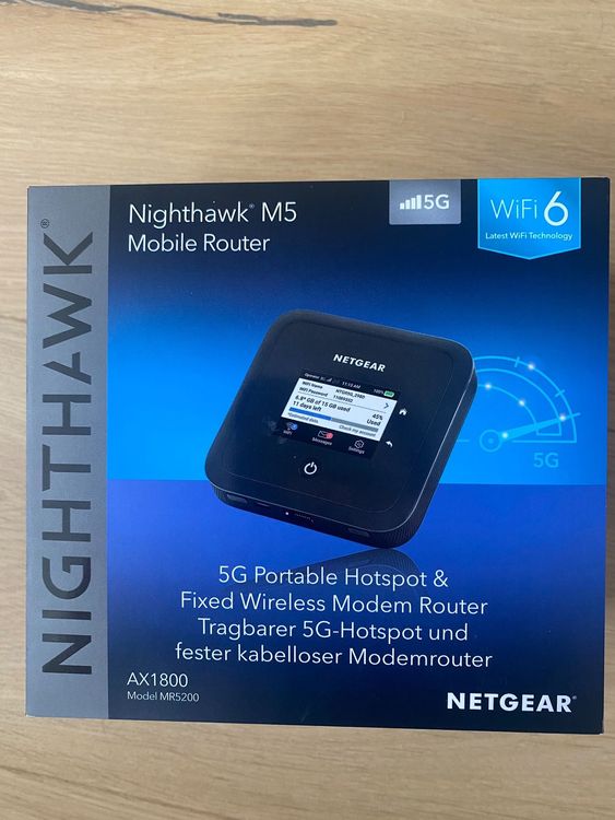 Netgear Nighthawk M5 - neuwertig - 5G Router - MR5200 (Neu (gemäss ...