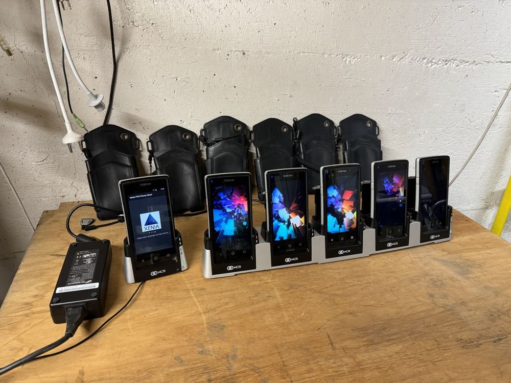 NCR Orderman 7+, 6 Stück mit Taschen und Ladestation | Kaufen auf Ricardo