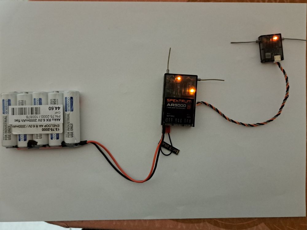 Futaba T10CP mit CAMPac-Modul & Spektrum 2.4GHz DSM2 8 Kana | Acheter ...