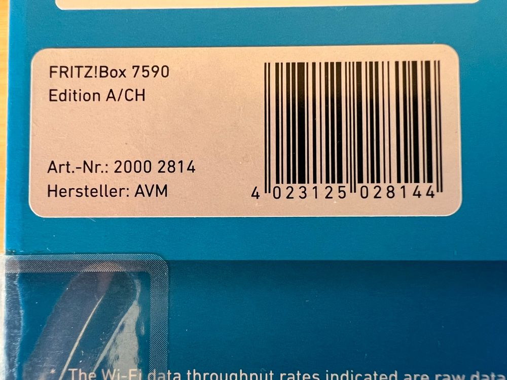 AVM FRITZBox 7590 CH-Version NEU und OVP Fritz!Box | Kaufen auf Ricardo