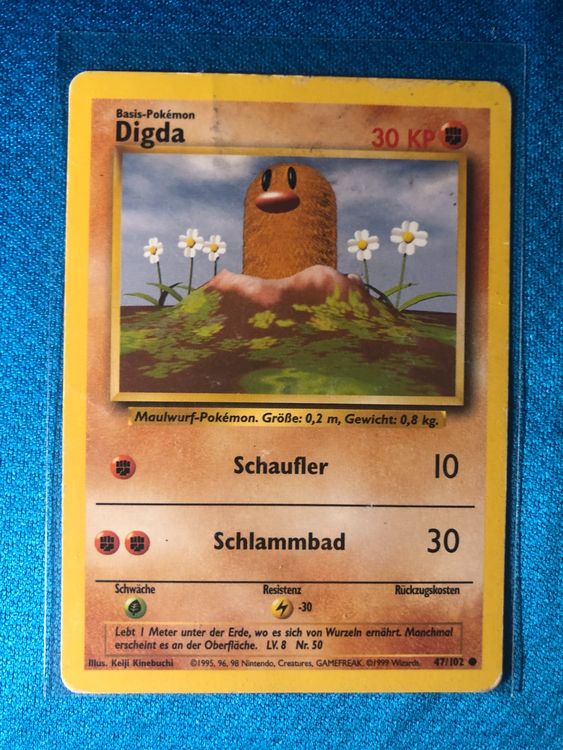 Pokemon - Digda (47/102) Base Set Deutsch - MP - (Gebraucht) in Gossau ...