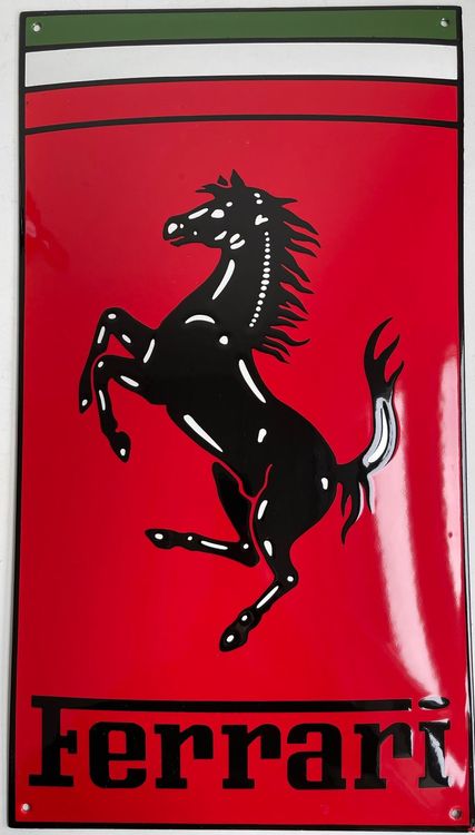 Ferrari Email Schild | Kaufen auf Ricardo