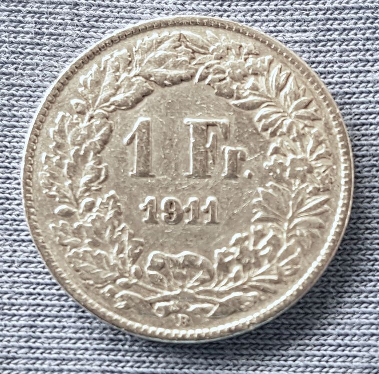 1 Franken 1911 uralte sehr rare Silbermünze ab nur 1 Fr !!! (Gebraucht) in Camignolo für CHF 3.5 ...