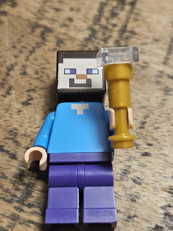 lego figurine minecraft min009 Steve - Dark Purple Legs | Kaufen auf ...