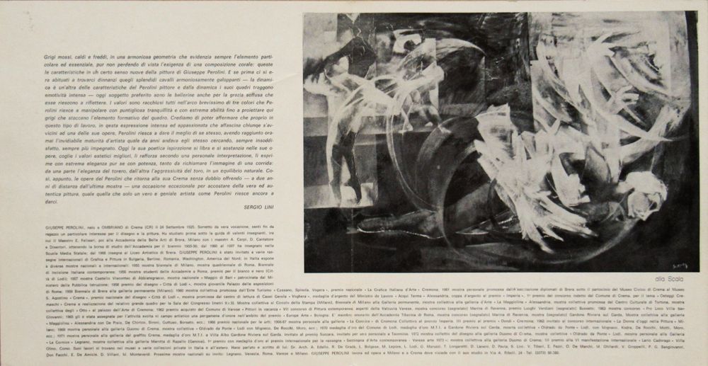 original GIUSEPPE PEROLINI (Xolini) CAVALLI ca. 1970 | Kaufen auf Ricardo