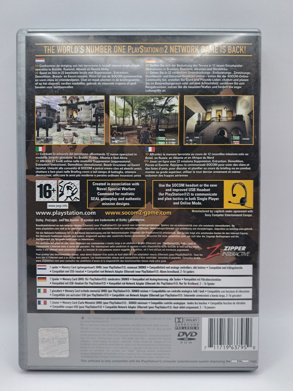 SOCOM II/2 U.S. Navy Seals (Playstation 2/PS2) (Gebraucht) in Balgach für CHF 4.5 – mit ...