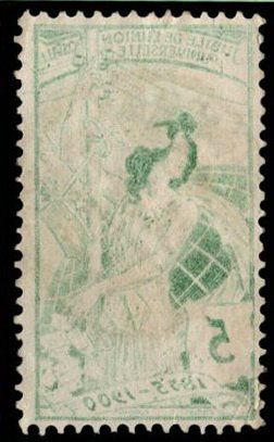 UPU 1900, 25 Jahre Weltpostverein, 77C Abklatsch (Gebraucht) in Vilters für CHF 45 – mit ...