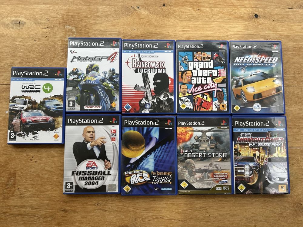 Playstation 2 Spiele, 9 Stück (Gebraucht) in Melchnau für CHF 35 – mit ...
