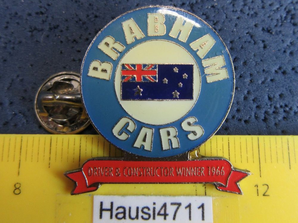 AUTO RACING PIN BRABHAM CARS | Kaufen auf Ricardo