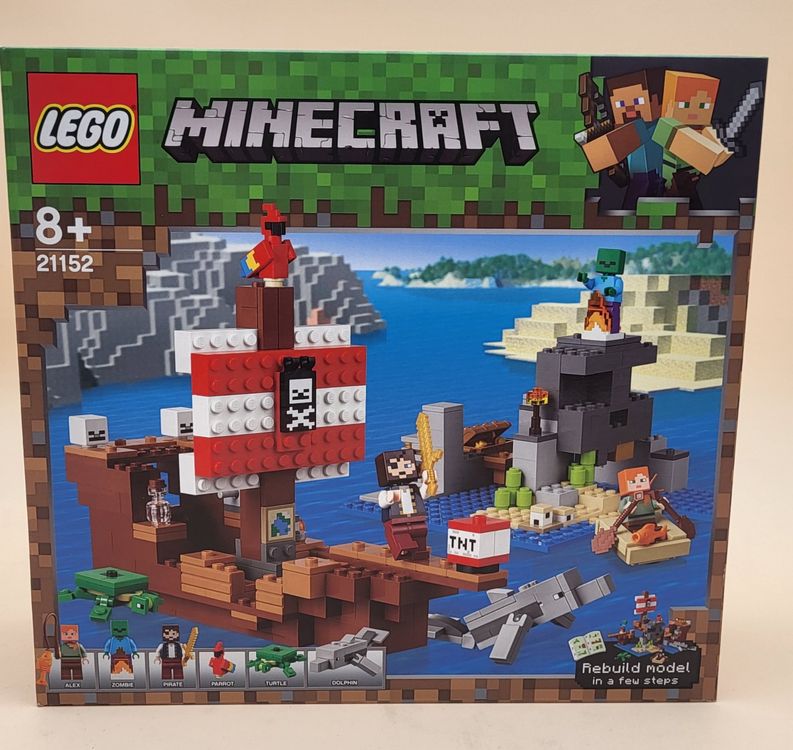 LEGO 21152 Minecraft - Das Piratenschiff-Abenteuer NEU (Neu und originalverpackt) in Hirschthal ...