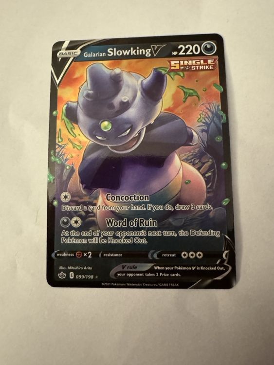Carte Pokemon Slowking V 099/198 (Neu (gemäss Beschreibung)) in Le ...