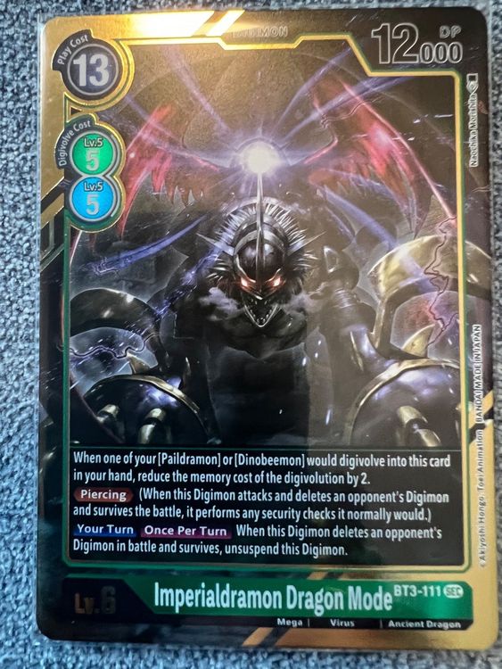 Digimon TCG Imperialdramon Green AA BT3-111 (Neu (gemäss Beschreibung)) in Opfikon für CHF 16.5 ...
