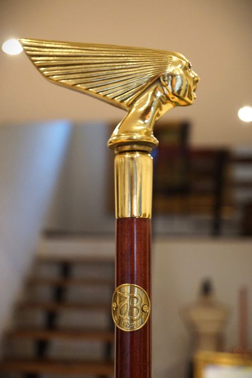 IMPOSANTER GEHSTOCK GEIST DES WINDES BRONZE SKULPTUR FIGUR (Gebraucht) in Vettweiß für CHF 136 ...