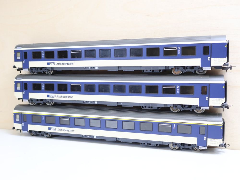 ROCO 3 x BLS Personenwagen H0 67835/36/37 - Moderne Modelle (Gebraucht ...