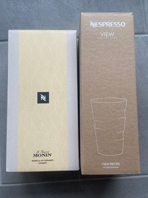Nespresso View Collection + Monin Sirup Vanilla & Caramel | Kaufen auf ...