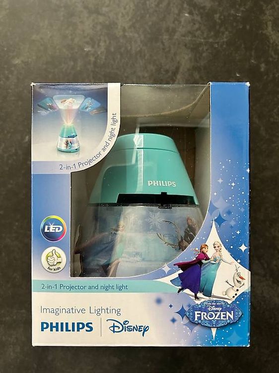 Neu Philips Disney Frozen LED Projektor Tischleuchte (Gebraucht) in ...