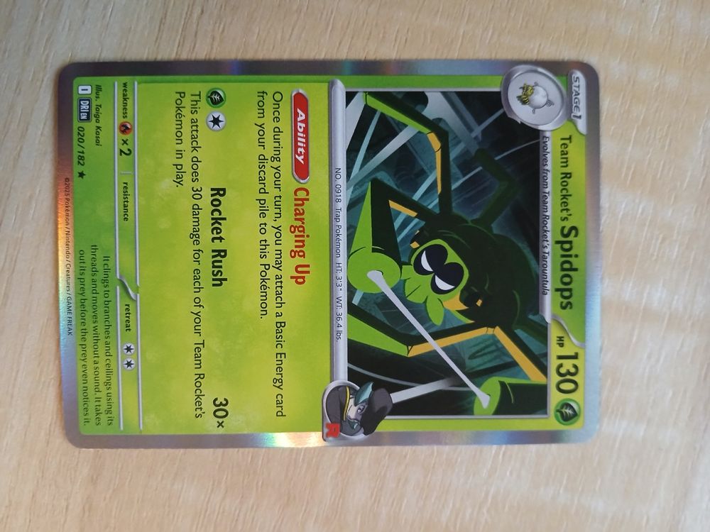 Pokemon Spidops 020 Holo Destined Rivals EN (Gebraucht) in Bülach für ...