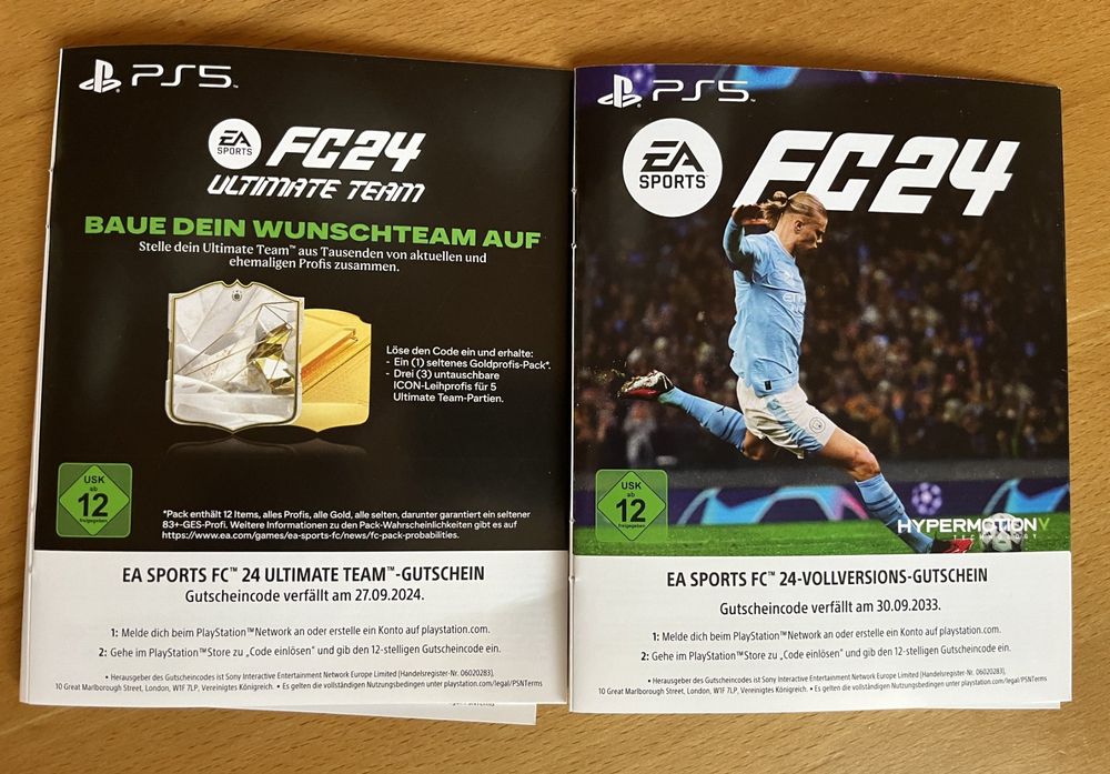 EA SPORTS FC 24 FC24 inklusive Ultimate Team | *Game Codes* (Neu und ...