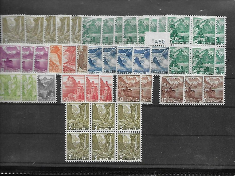 Landsch. ** Restlot 1936- 1942 Kat: CHF 111.- (Neu (gemäss Beschreibung)) in Basel für CHF 4 ...