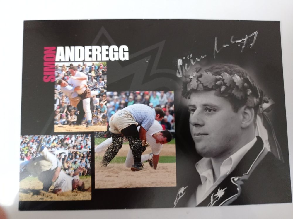 Simon Anderegg original signierte Autogrammkarte (Gebraucht) in ...
