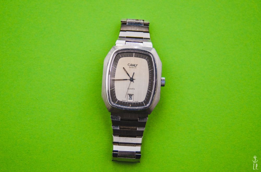 Camy Geneve Swiss Vintage Quartz Watch Linen Dial (Gebraucht) in Boswil ...