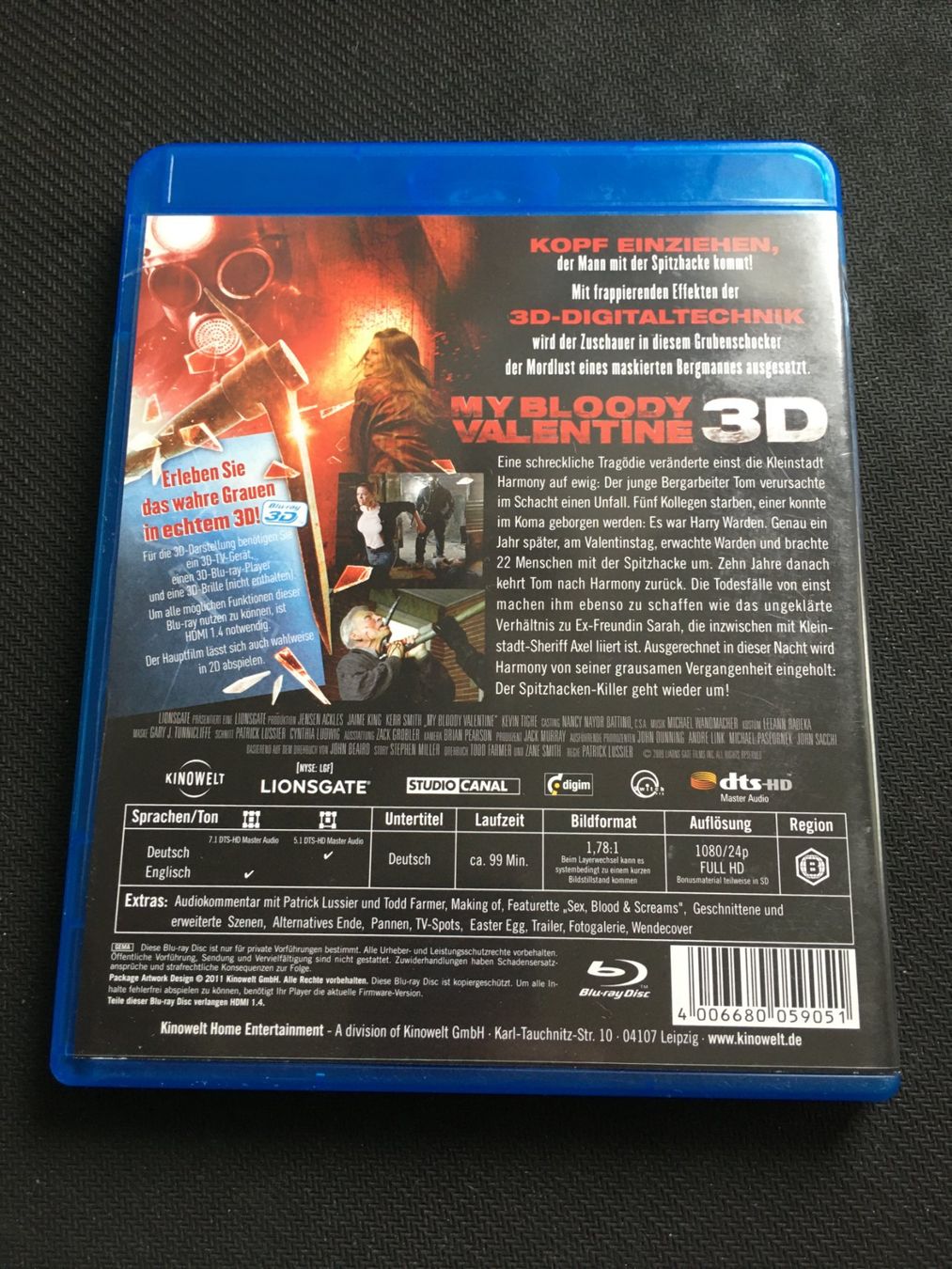 My Bloody Valentine 3D [Blu-ray] (Gebraucht) in St.Gallen für CHF 5.9 ...