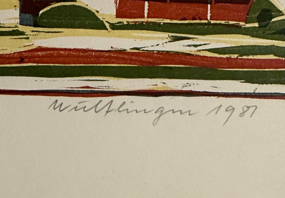 Hans Affeltranger (1919-2002) Litho Handsig (Gebraucht) in Hochdorf für CHF 10 – mit Lieferung ...