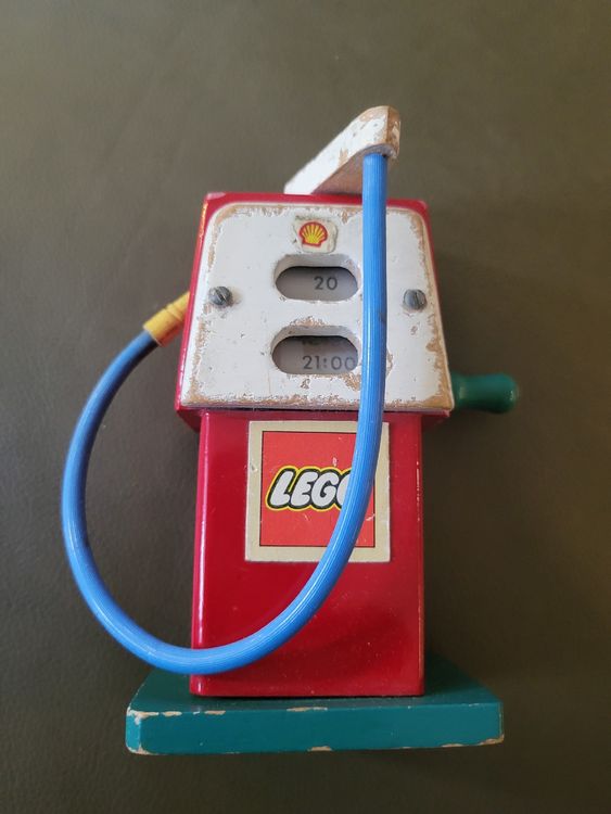 Vintage Lego Holz Tankstelle Shell Rarität Sammlerstück! (Gebraucht) in ...