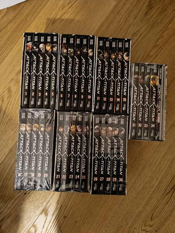 Attack on Titan 1 bis 34 | Kaufen auf Ricardo
