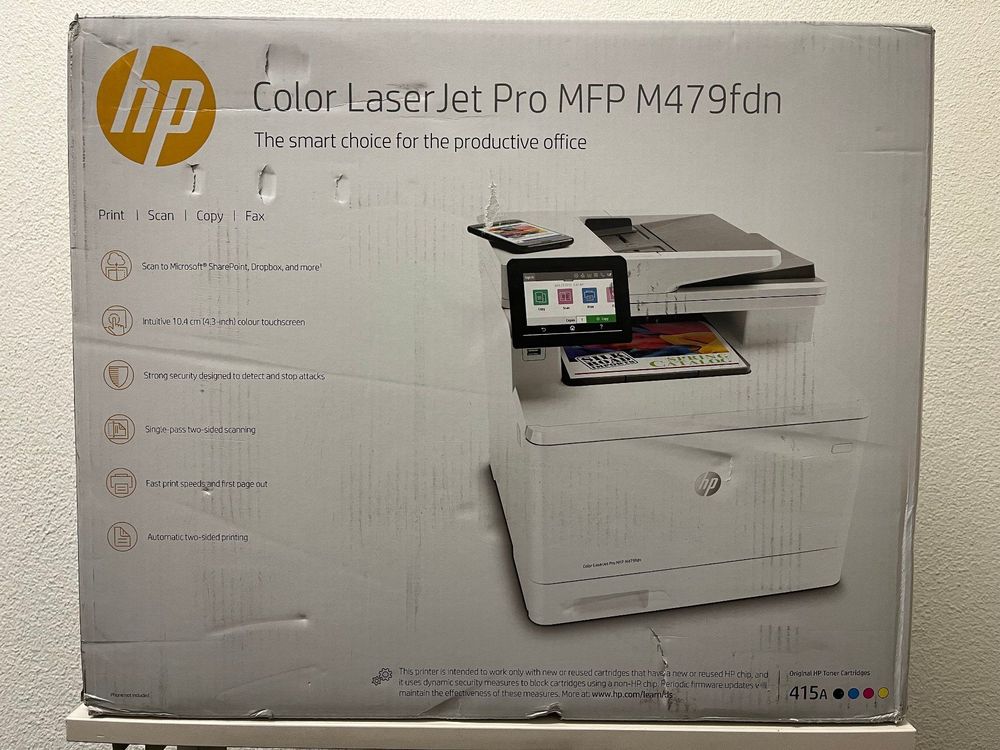 HP Color LaserJet Pro MFP M479fdn, NEU, ORIGINALVERPACKT (Neu und ...