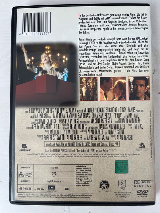Evita (2009) DVD 📀 - Madonna (Neu (gemäss Beschreibung)) in Sierre für CHF 7.95 – mit Lieferung ...