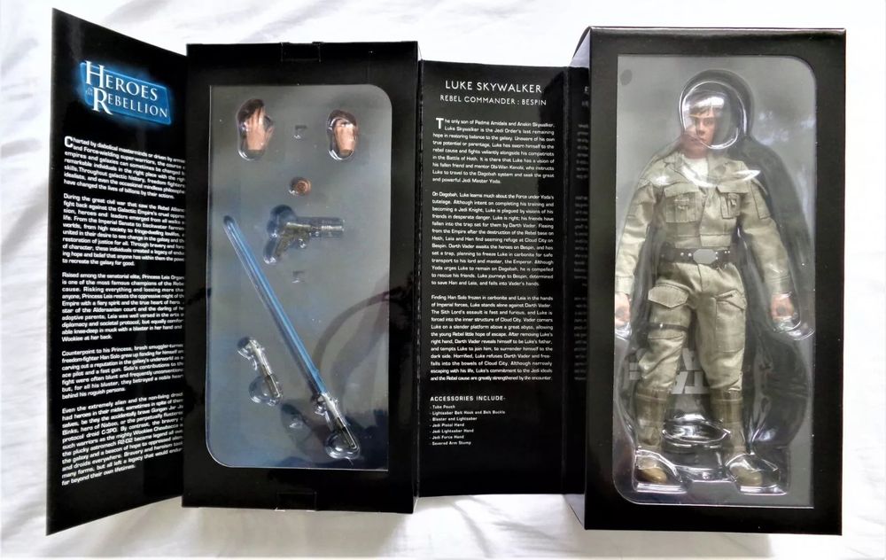 SIDESHOW Star Wars Luke Skywalker Bespin Rebel Commander (Gebraucht) in ...