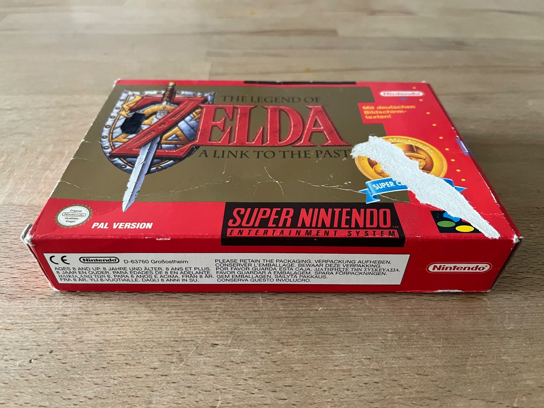 SNES Zelda: A Link to the Past, NUR OVP und Inlay, ohne Game (Gebraucht ...