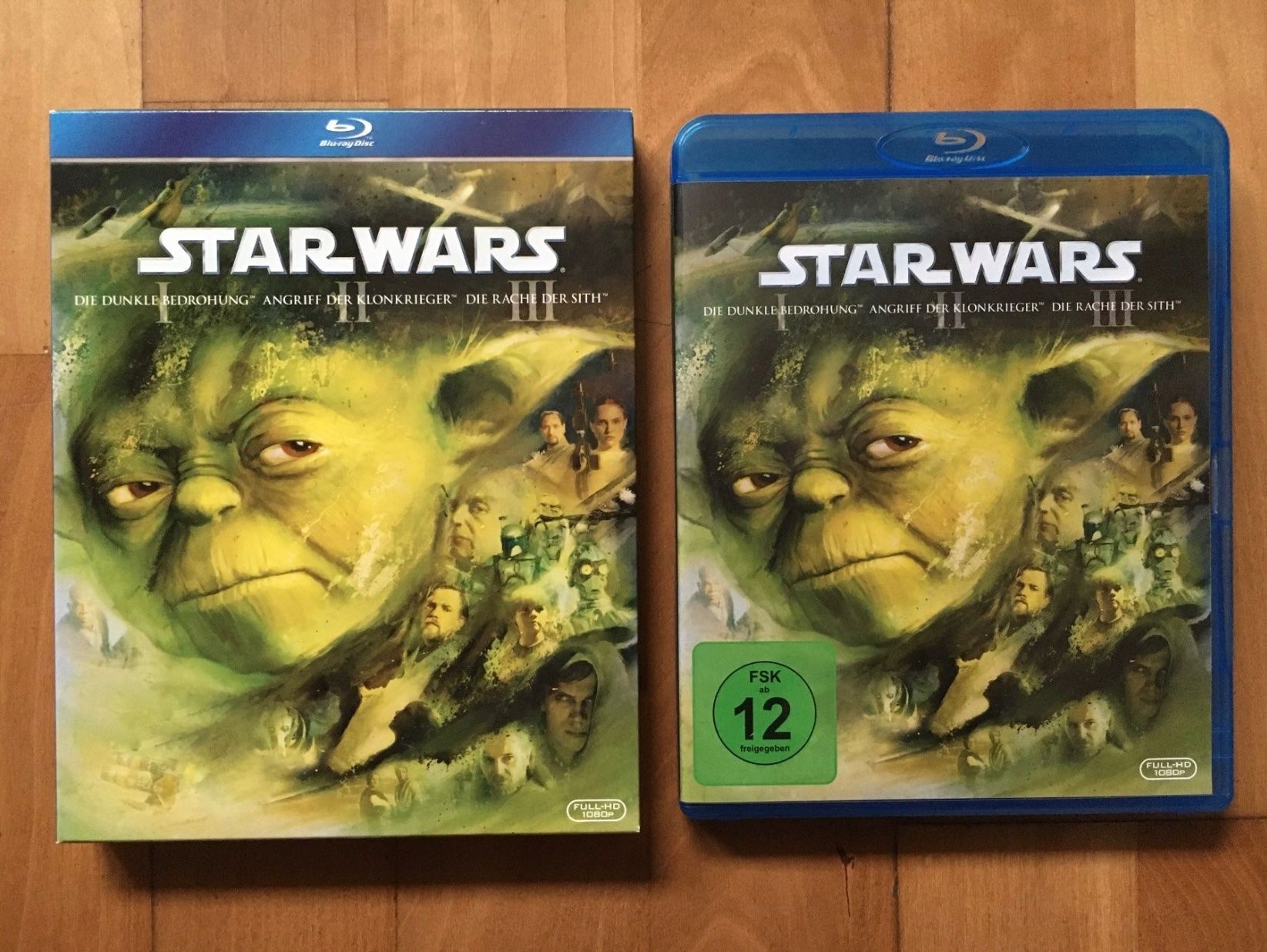 Star Wars Prequel Trilogie: Episode I - II - III (Blu Ray) (Gebraucht ...
