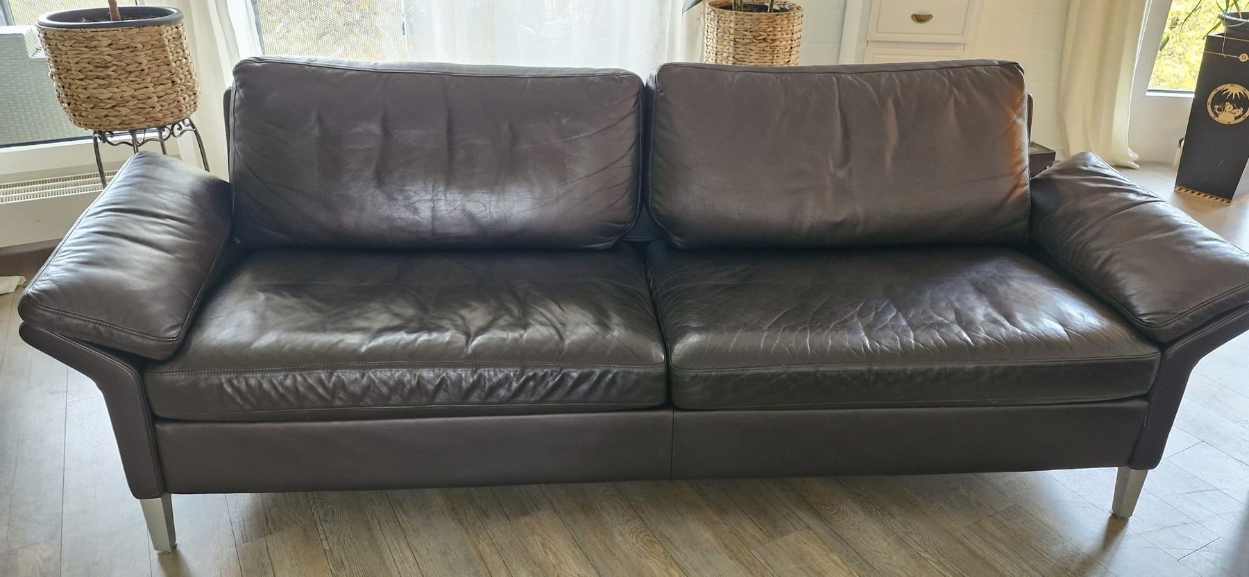 Rolf Benz Sofa Couch, Leder Braun, Guter Zutand, 1 Jahr alt! (Gebraucht ...