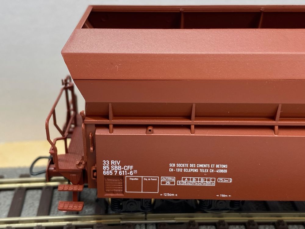 3 x Roco (H0 GS) SBB Schüttgutwagen Fals „HCB“ (Gebraucht) in Zürich für CHF 105 – mit Lieferung ...