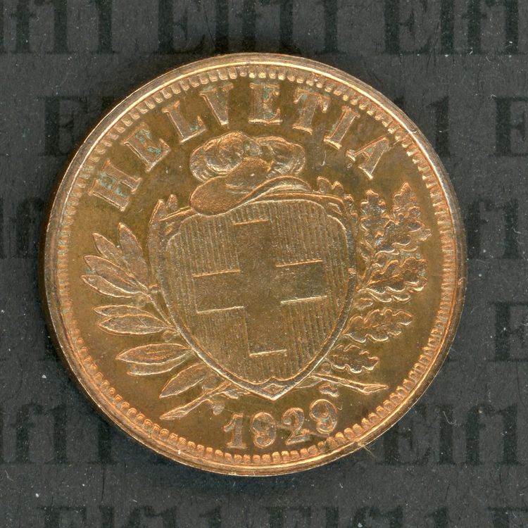 CHF___0.02 1929 stgl * nigelnagelneu! 2 Rappen | Kaufen auf Ricardo