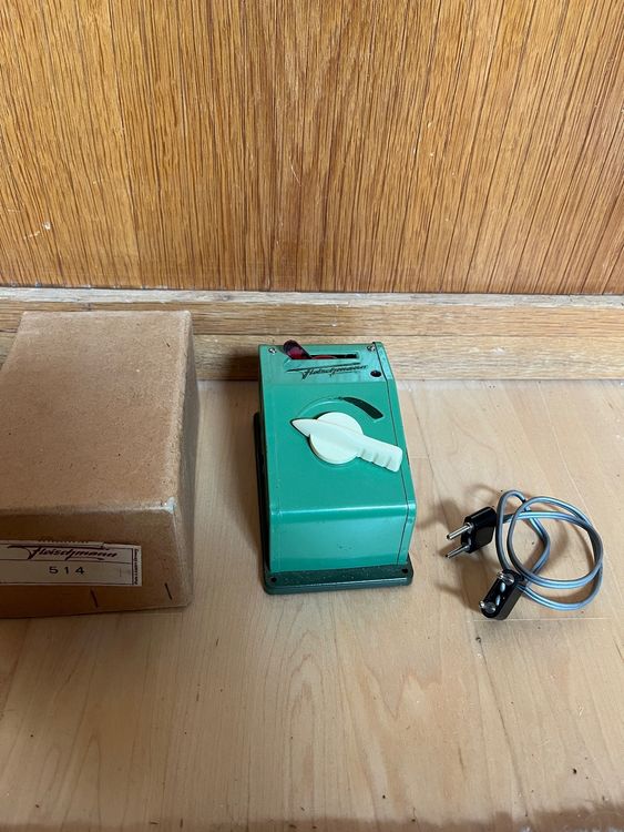 Fleischmann 514 Fahrgerät Fahrregler Blech OVP14 Volt (Gebraucht) in ...