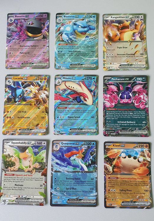 9 x Pokemon ex Karten Set (Neu (gemäss Beschreibung)) in Liestal für ...