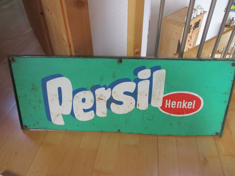 Persil Schild Doppelseitig (Gebraucht) in Felsberg für CHF 70 – mit ...