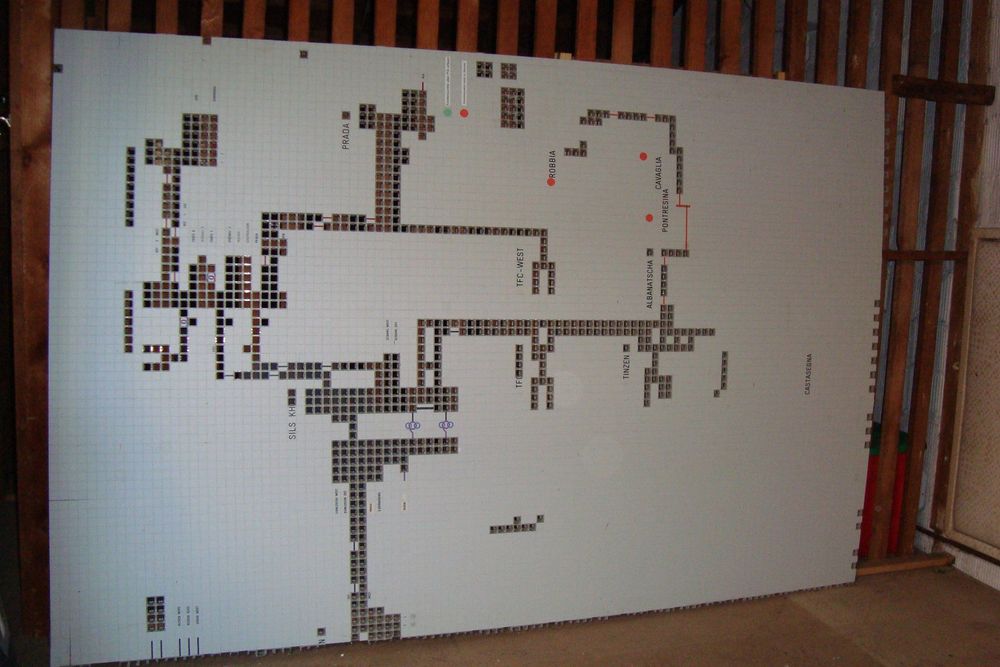 Blindschaltbild-Tafel System "Integra-Signum". Viel Zubehör. (Gebraucht ...