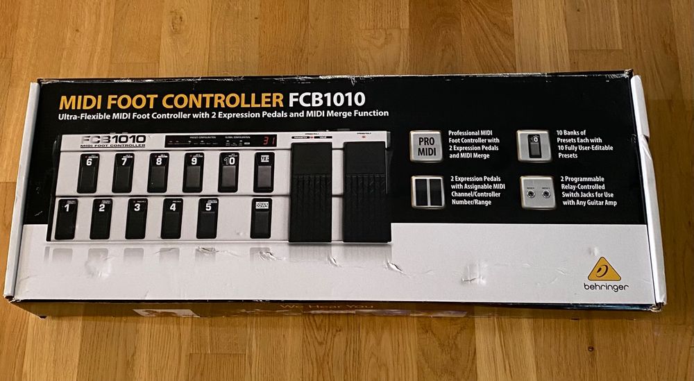 BEHRINGER FCB 1010 MIDI PEDAL | Kaufen auf Ricardo