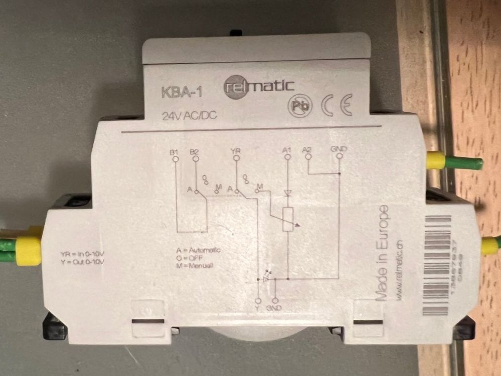 Analoger Koppelbaustein 0-10V, H-0-A mit Rückmeldung (Gebraucht) in ...