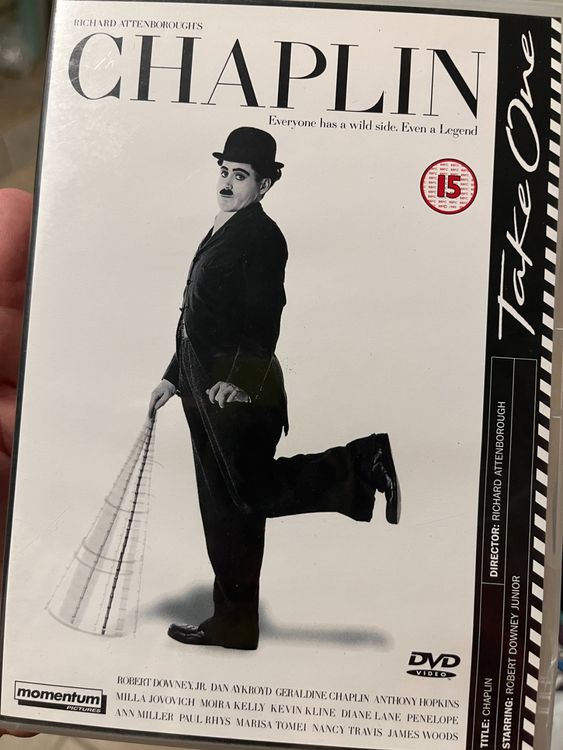 Chaplin (1992, DVD, Robert Downey JR, VO anglais & allemand) | Kaufen ...