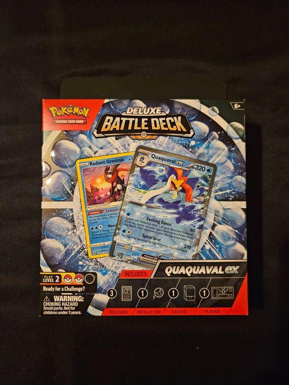 Pokémon TCG: Quaquaval ex Deluxe Battle Deck EN (Neu und ...