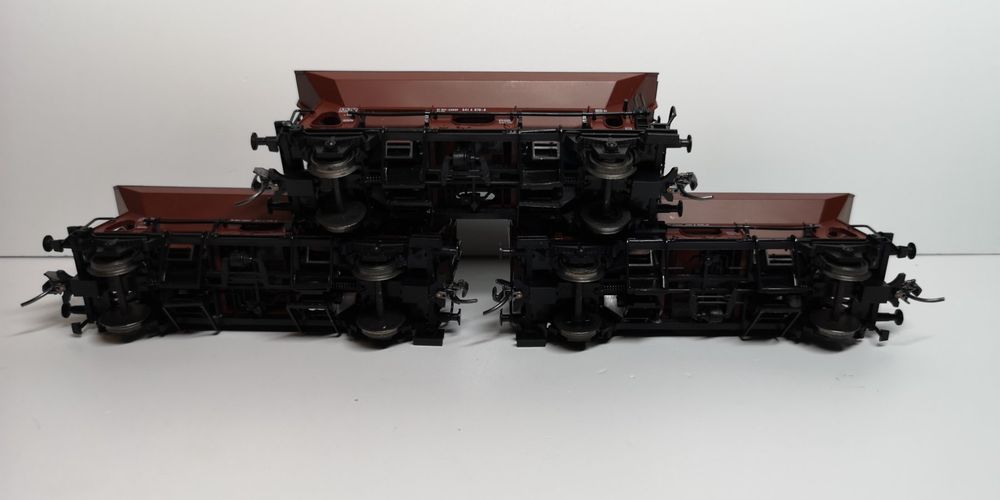 3 x Roco 46132 Seitenentladewagen DB H0 GS OVP | Kaufen auf Ricardo