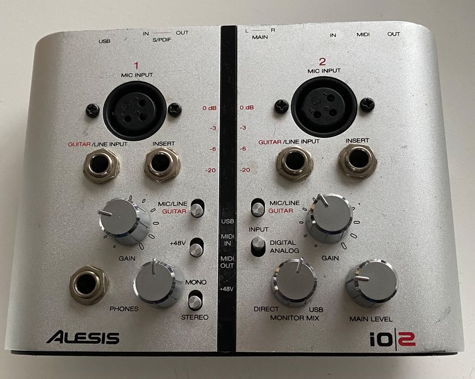 ALESIS iO2 INTERFACE (Gebraucht) in für CHF 30 – mit Lieferung auf ...
