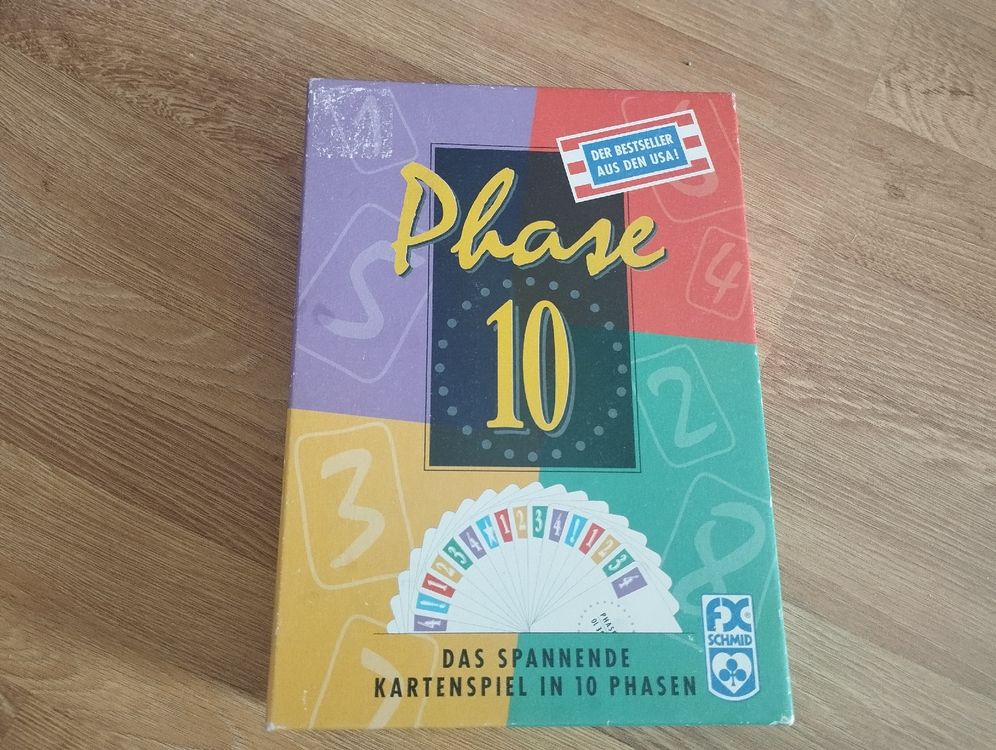Phase 10 Kartenspiel von FX Schmid 1992 Karten Spiel (Gebraucht) in ...